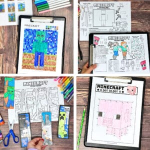 7 Free Minecraft Printables for Fun Activities with Kids - Rock Your ...