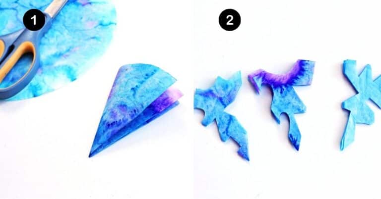 How to Make Coffee Filter Snowflakes (Winter Craft for Kids)- Rock Your ...