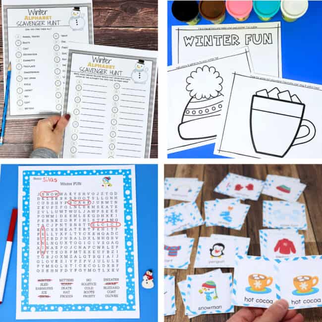 11 Free Printable Winter Activities for Kids to Enjoy- Rock Your Homeschool