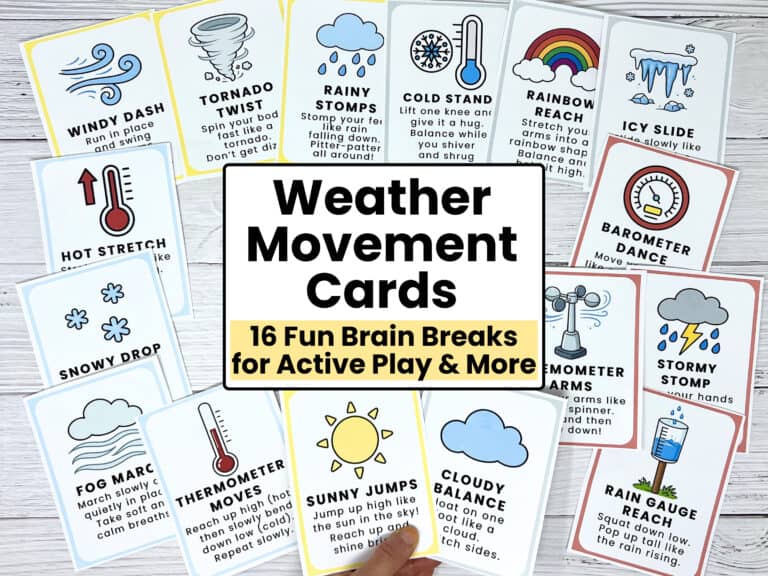 Weather Color by Number Worksheets for Kids (8 Free) - Rock Your Homeschool