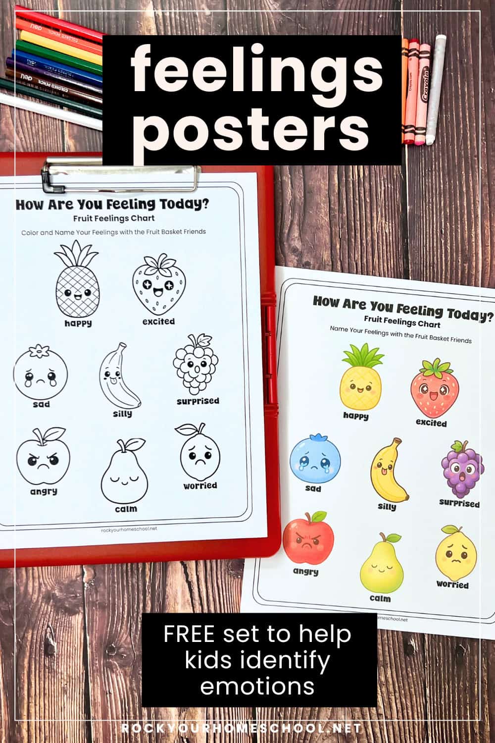 Feelings Posters to Make Learning About Emotions Fun (Free)- Rock Your ...