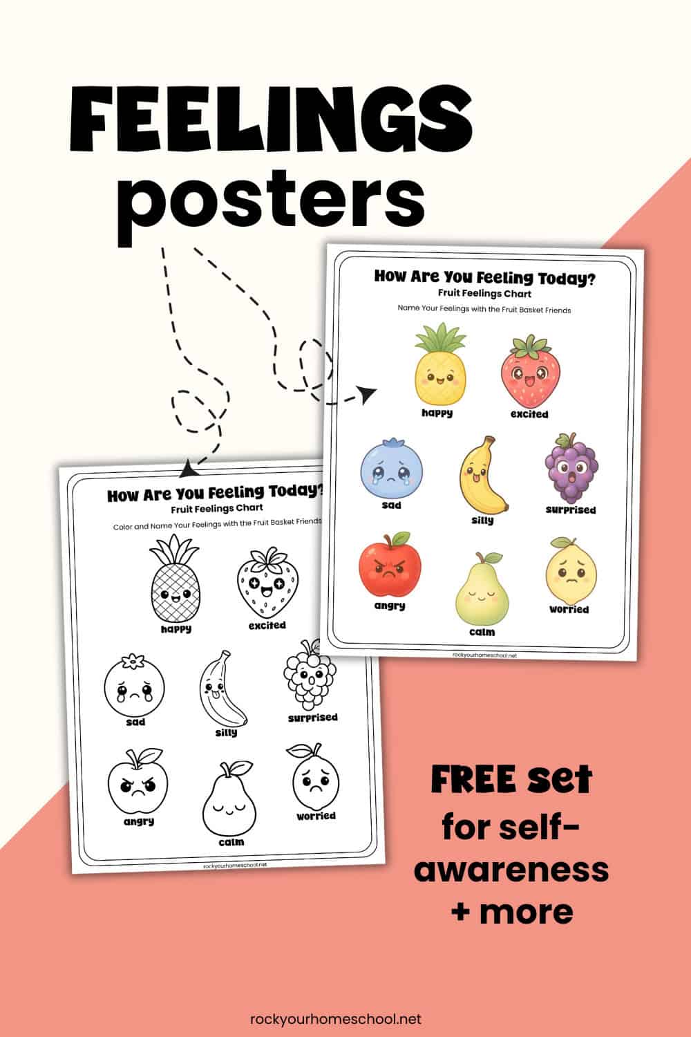 Feelings Posters to Make Learning About Emotions Fun (Free)- Rock Your ...