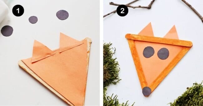 Fox Craft for Kids: How to Make with Popsicle Sticks- Rock Your Homeschool