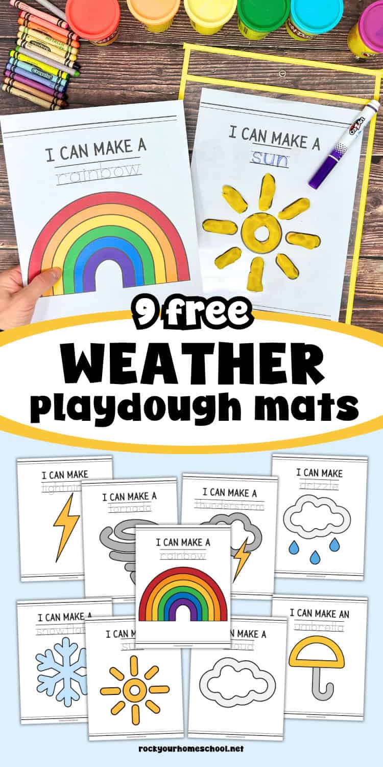 Weather Playdough Mats: How to Enjoy for Learning Fun (9 Free) - Rock ...