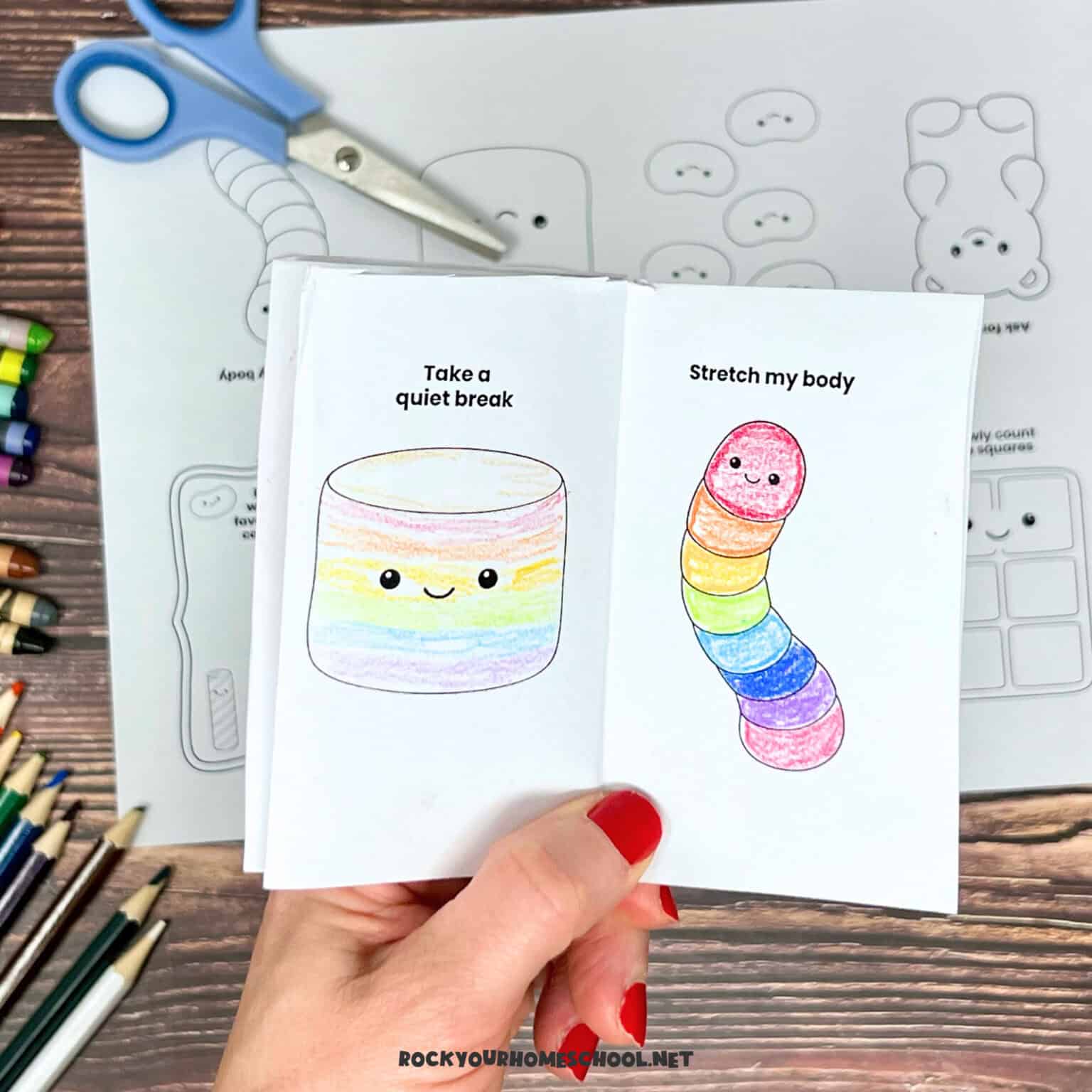 Coping Skills Activity: How to Enjoy This Free Mini Coloring Book- Rock ...