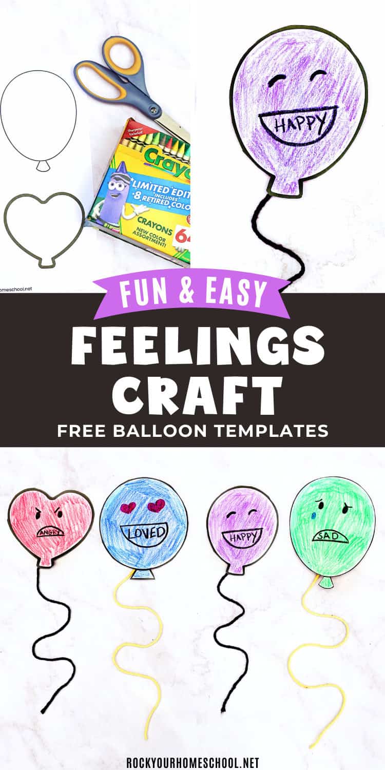 Feelings Craft With Paper Balloons: How To Make & Enjoy- Rock Your ...