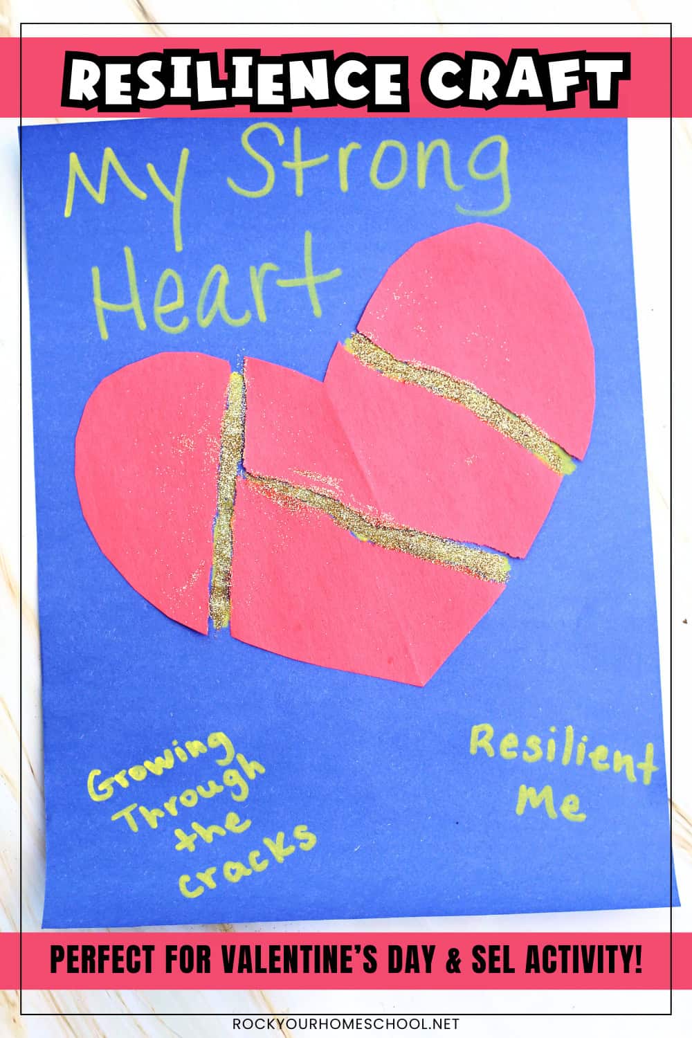 Rip & Repair Heart Craft for Kids (A Simple Resilience Activity)- Rock ...