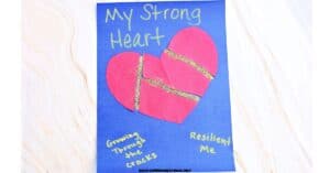 Rip & Repair Heart Craft for Kids (A Simple Resilience Activity)- Rock ...