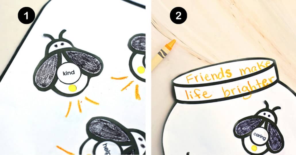 Friends Make Life Brighter: Fireflies Friendship Craft (Free)- Rock ...