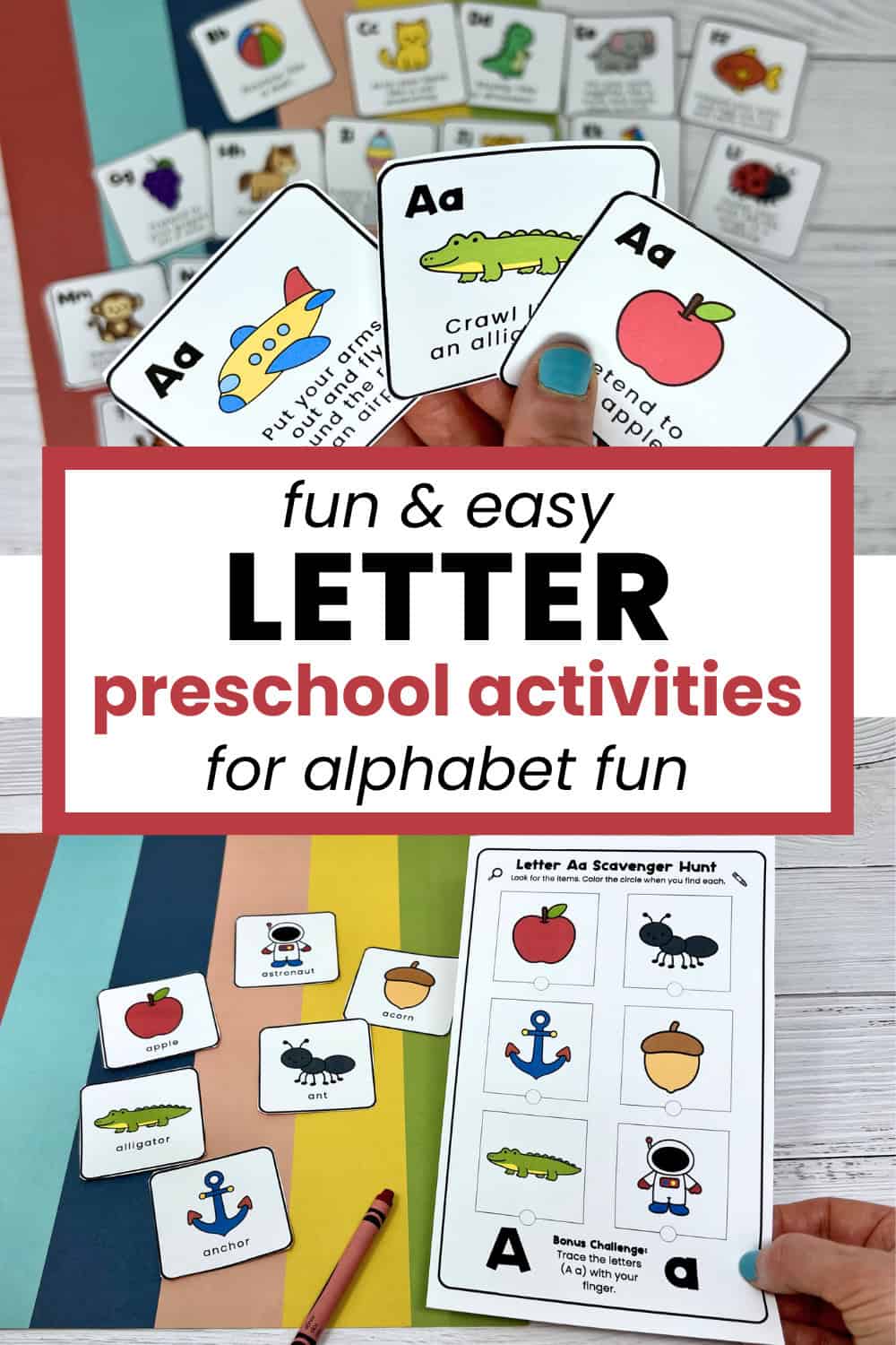 Letter Preschool Activities At Home: How To Use For Alphabet Fun - Rock ...