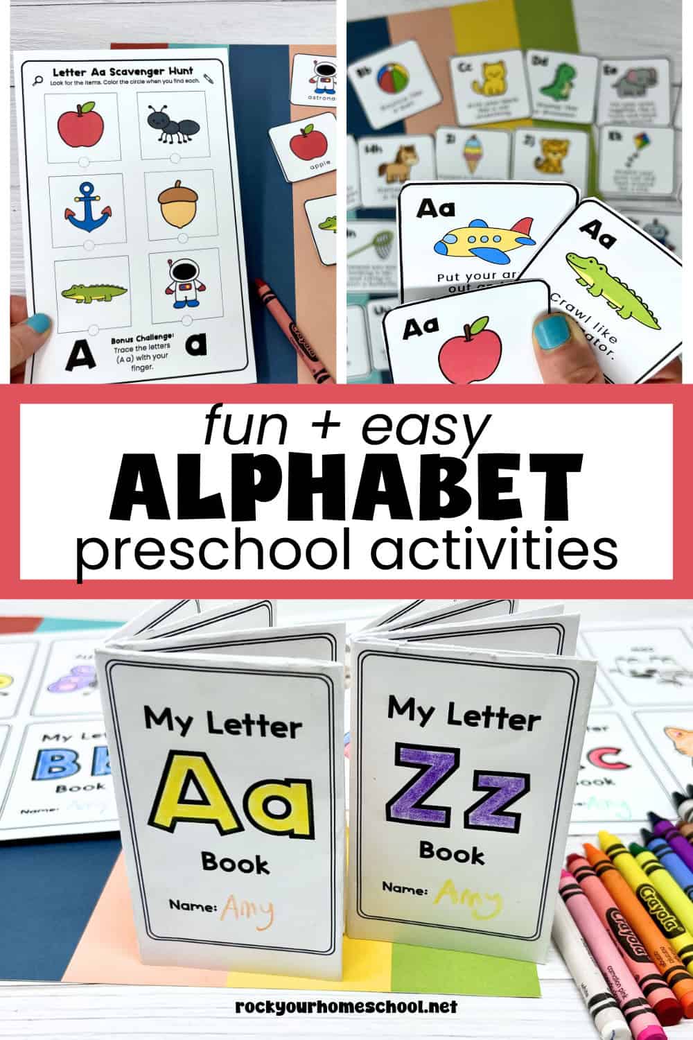 Letter Preschool Activities At Home: How To Use For Alphabet Fun - Rock ...
