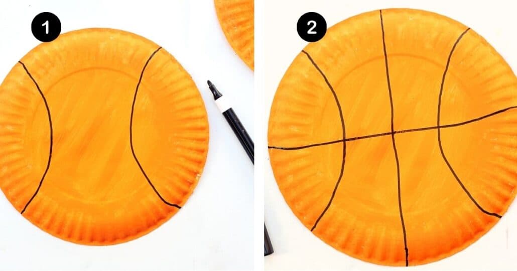 Paper Plate Basketball Craft for Kids: How to Make & Enjoy- Rock Your ...