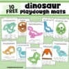 10 Free Dinosaur Playdough Mats for Kids - Rock Your Homeschool