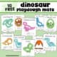 10 Free Dinosaur Playdough Mats for Kids - Rock Your Homeschool