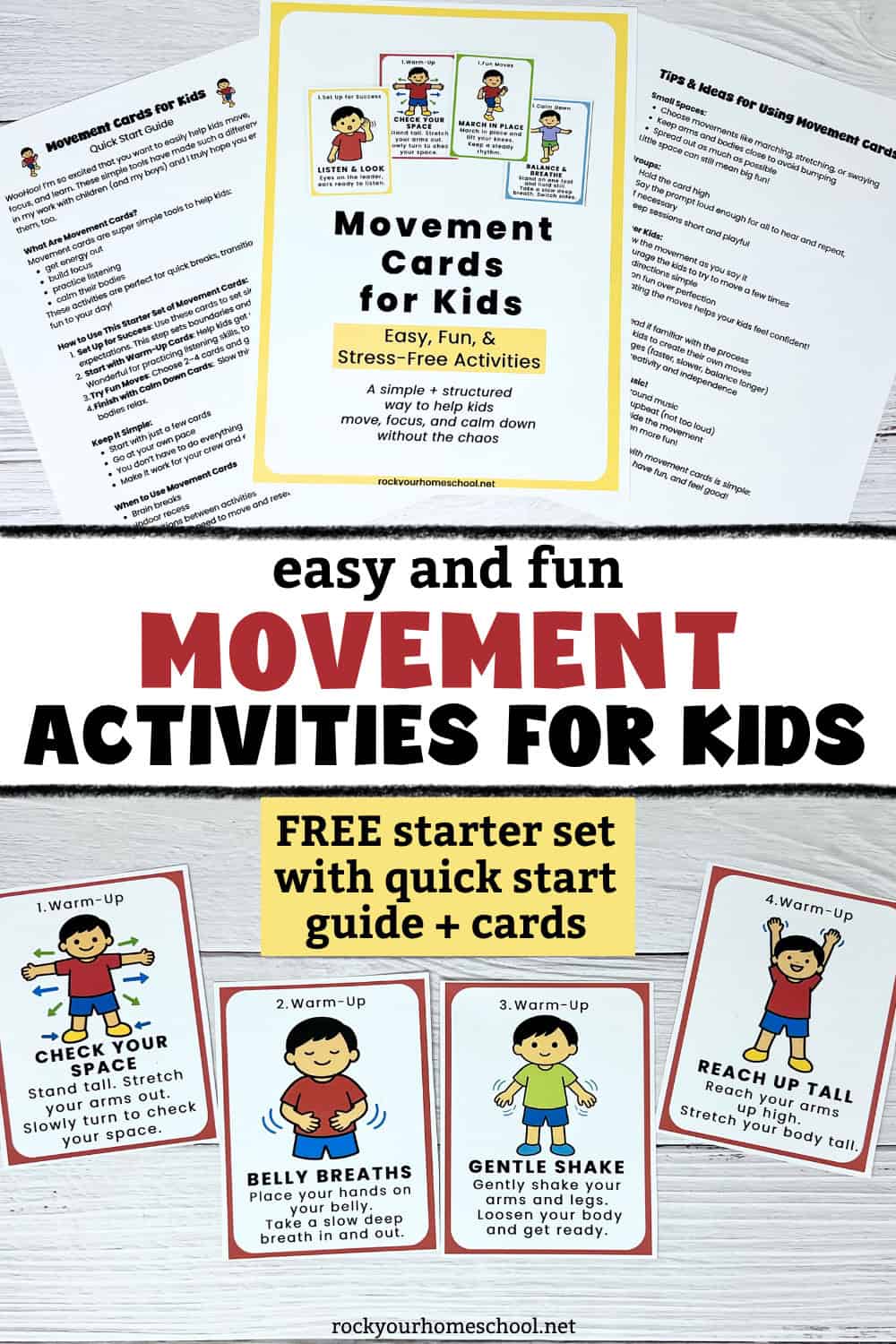 Movement Activities for Kids: Ideas for Brain Breaks & More (Free ...