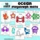 10 Free Ocean Playdough Mats for Learning Fun & More- Rock Your Homeschool