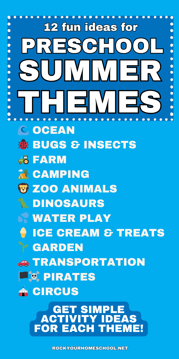 Preschool Summer Themes: Easy Ways to Make Learning Fun- Rock Your ...